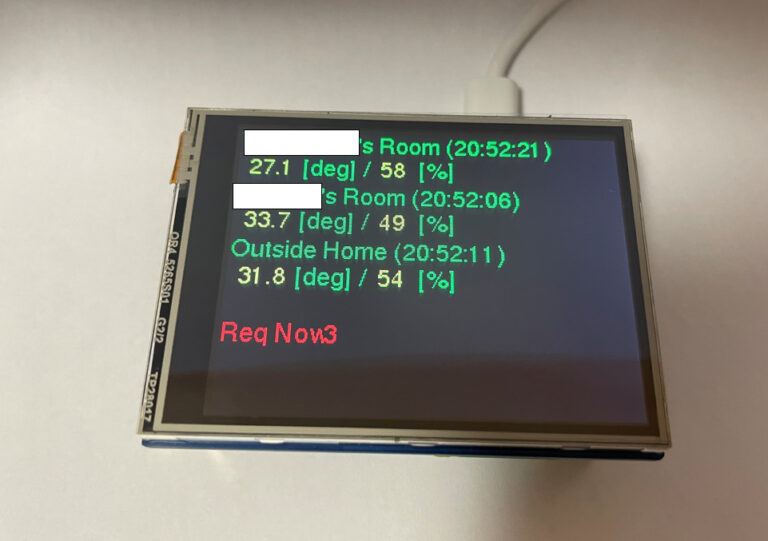 Raspberry Pi Pico WとSwitchBot APIで温湿度を見やすくした話【夏の自由工作】 | なりかくんのブログ